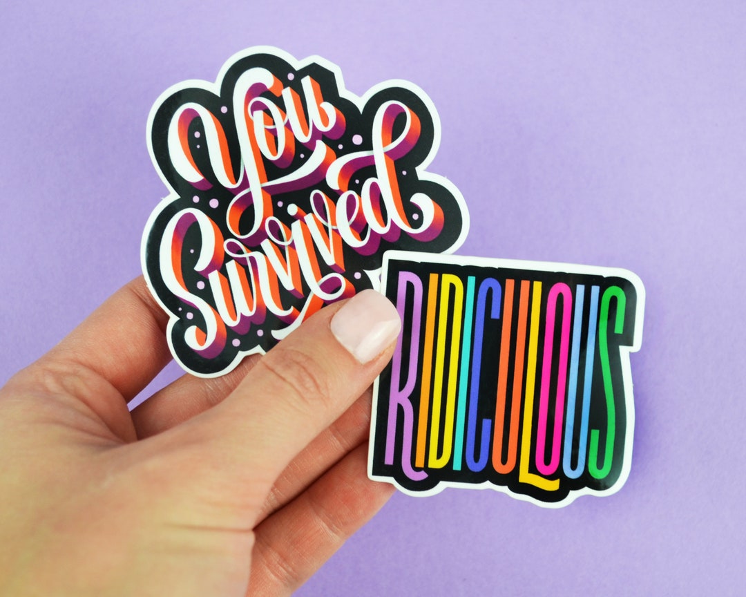 2020 Sticker Pack You Survived Ridiculous Vinyl Stickers - Etsy