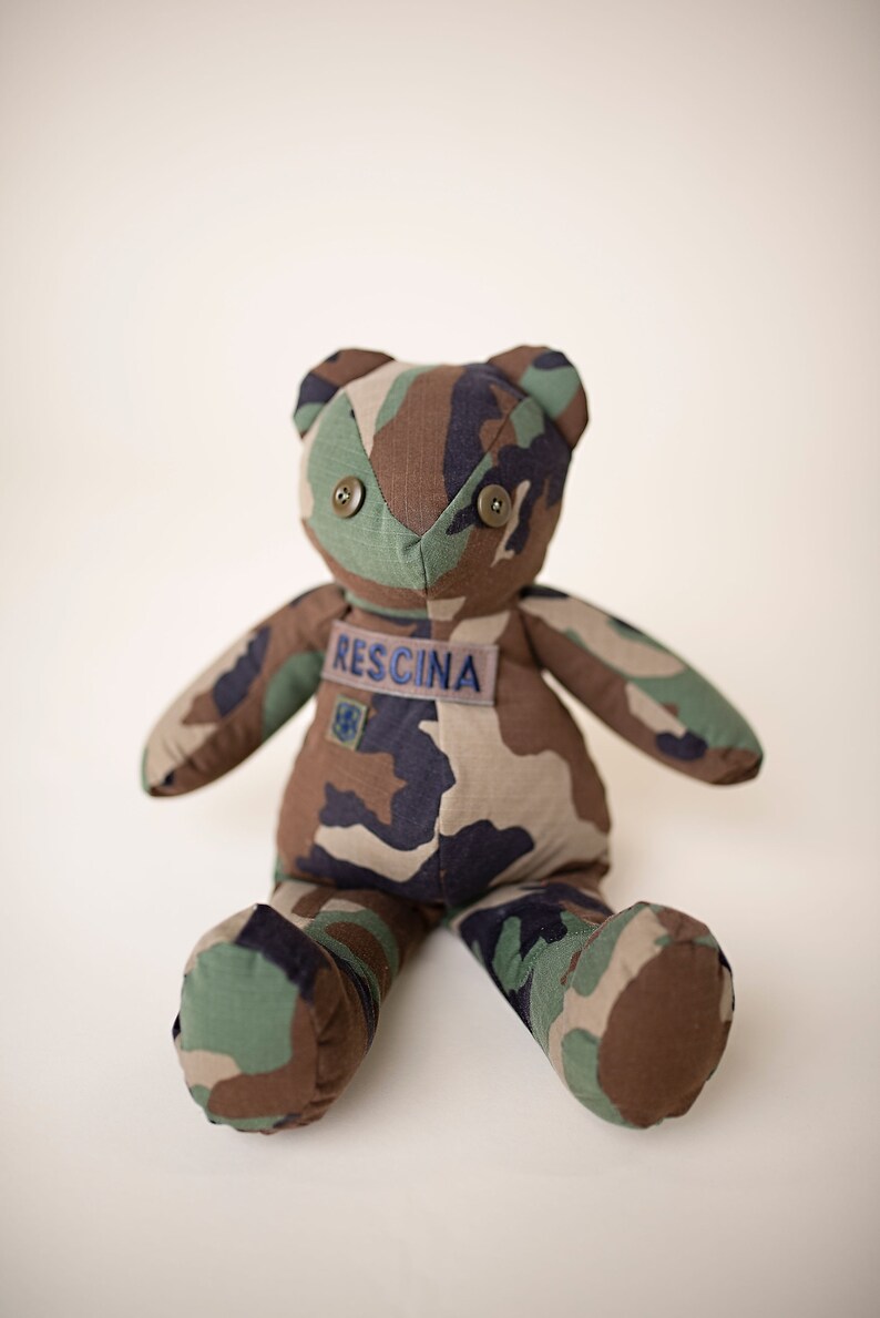 Memory Bears, Uniform Bear, Stuffed Animal, Personalized Teddy Bear ...
