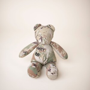 Memory Bears, Uniform Bear, Stuffed Animal, Personalized Teddy Bear ...