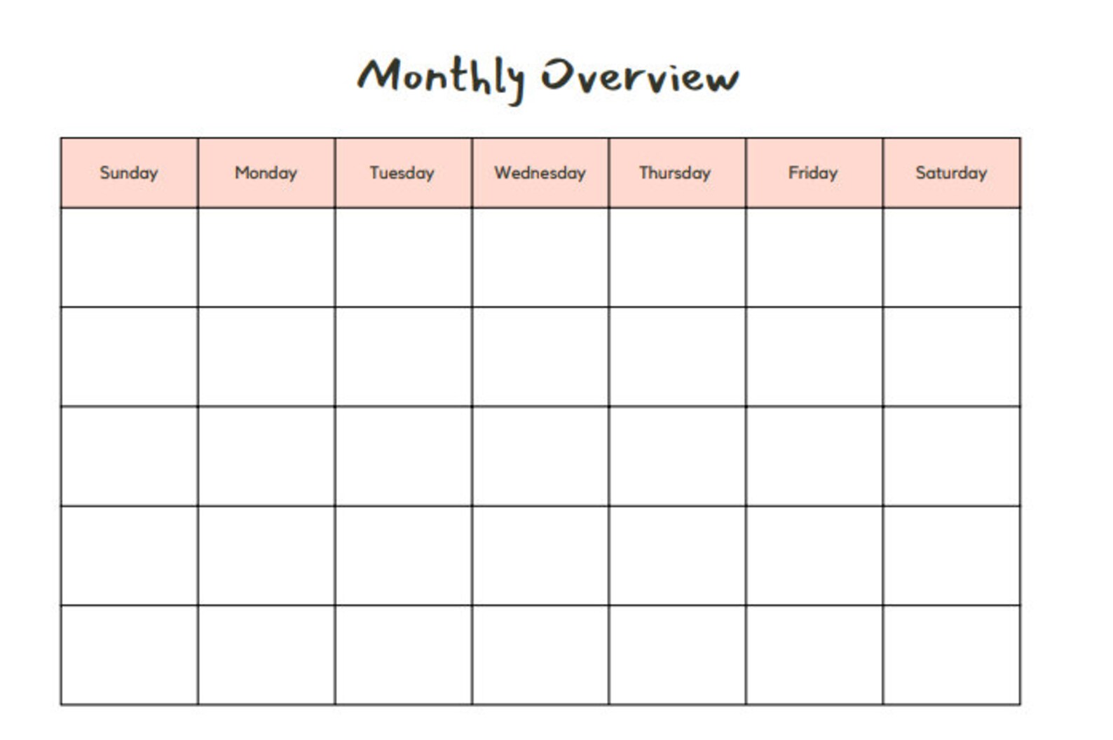 Organize or Die Trying- Downloadable PDF Monthly Organizer - Etsy