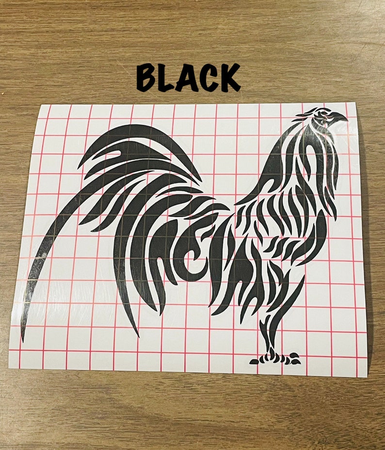 Rooster Decal - Etsy