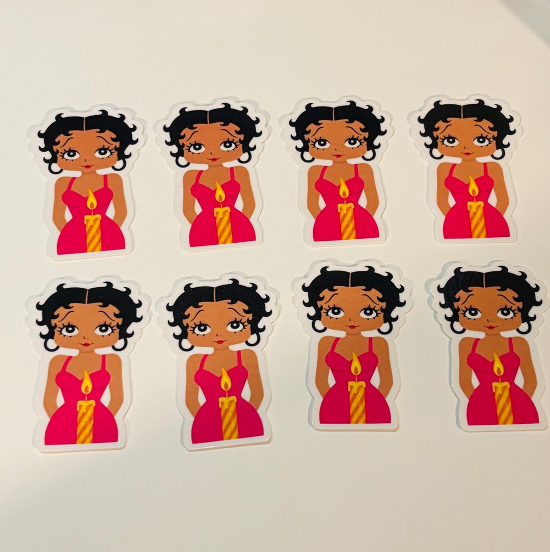 12pcs- Betty Boop #11 Cupcake Toppers - Etsy