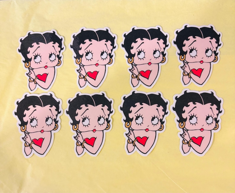 12pcs- Betty Boop #30 Cupcake Toppers - Etsy