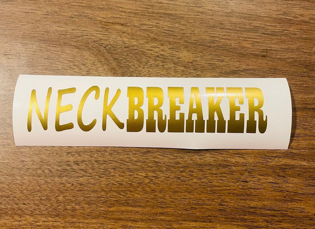 Neck Breaker Decal - Etsy