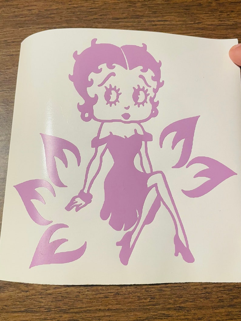 Betty Boop Decal 5 - Etsy