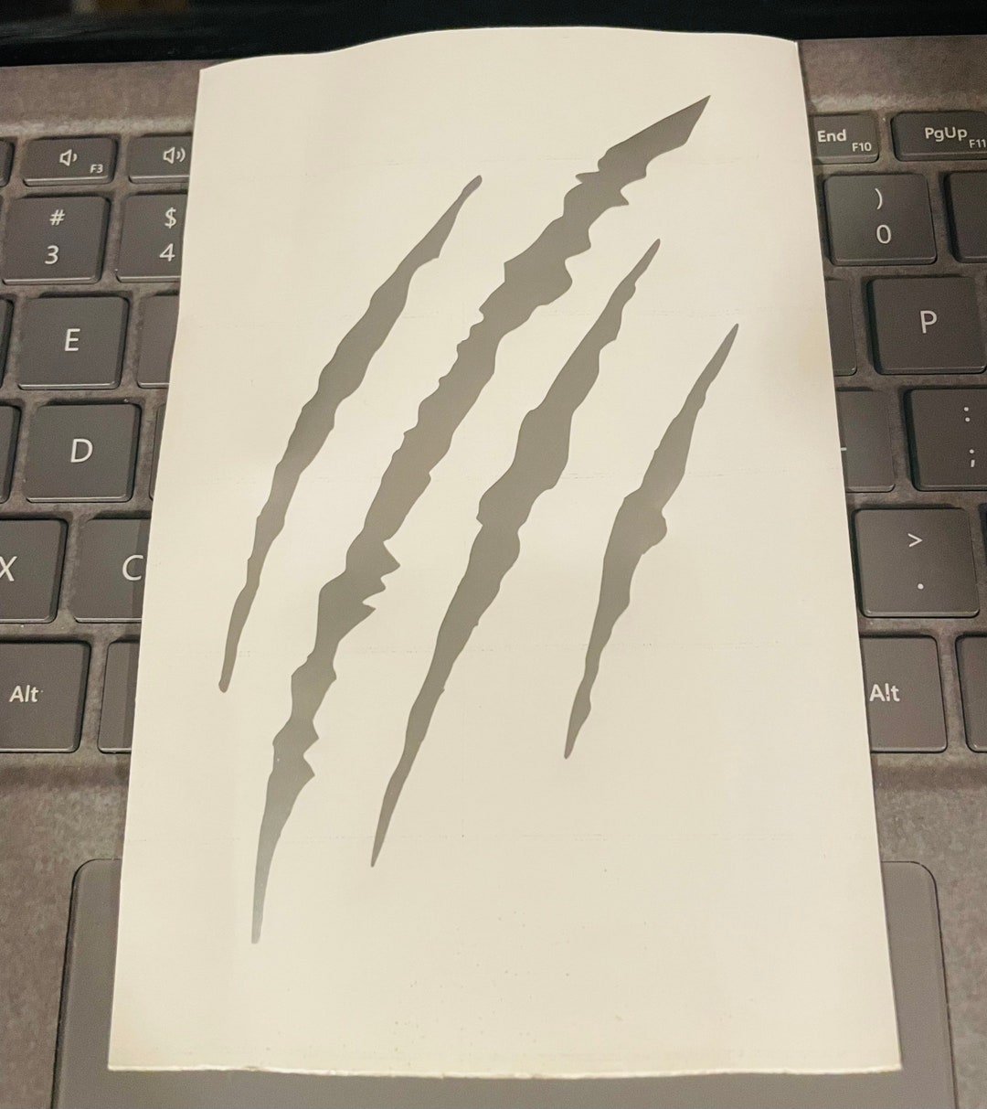 Claw Scratch Decal - Etsy