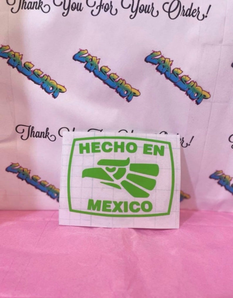 Hecho En Mexico Decal - Etsy