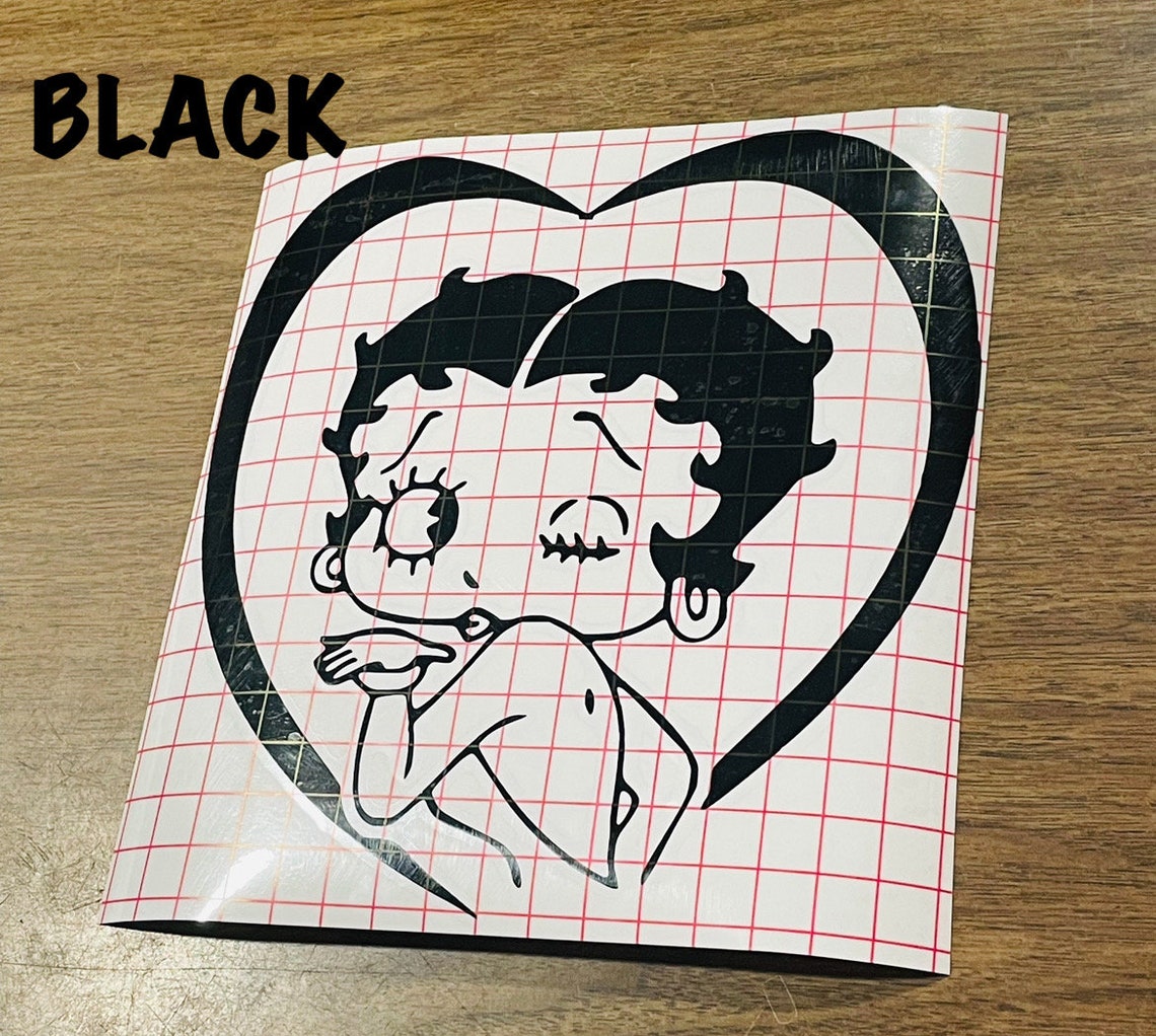 Betty Boop Decal 17 - Etsy