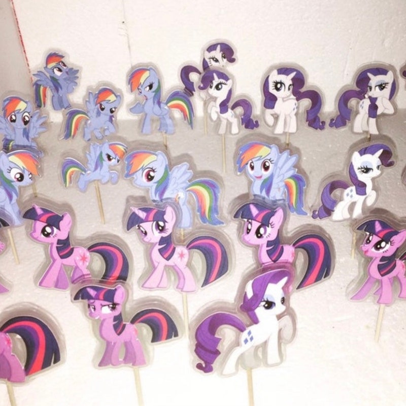 My Little Pony Cupcake Topper - Etsy