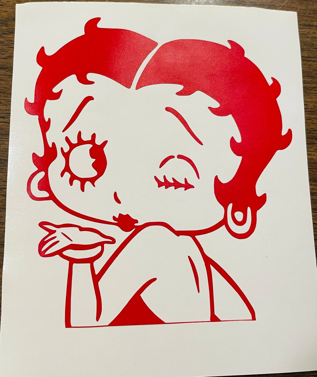 Betty Boop Decal #13 - Etsy