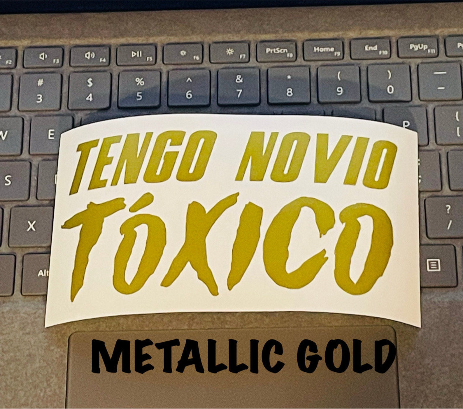 Tengo Novio Toxico Decal - Etsy