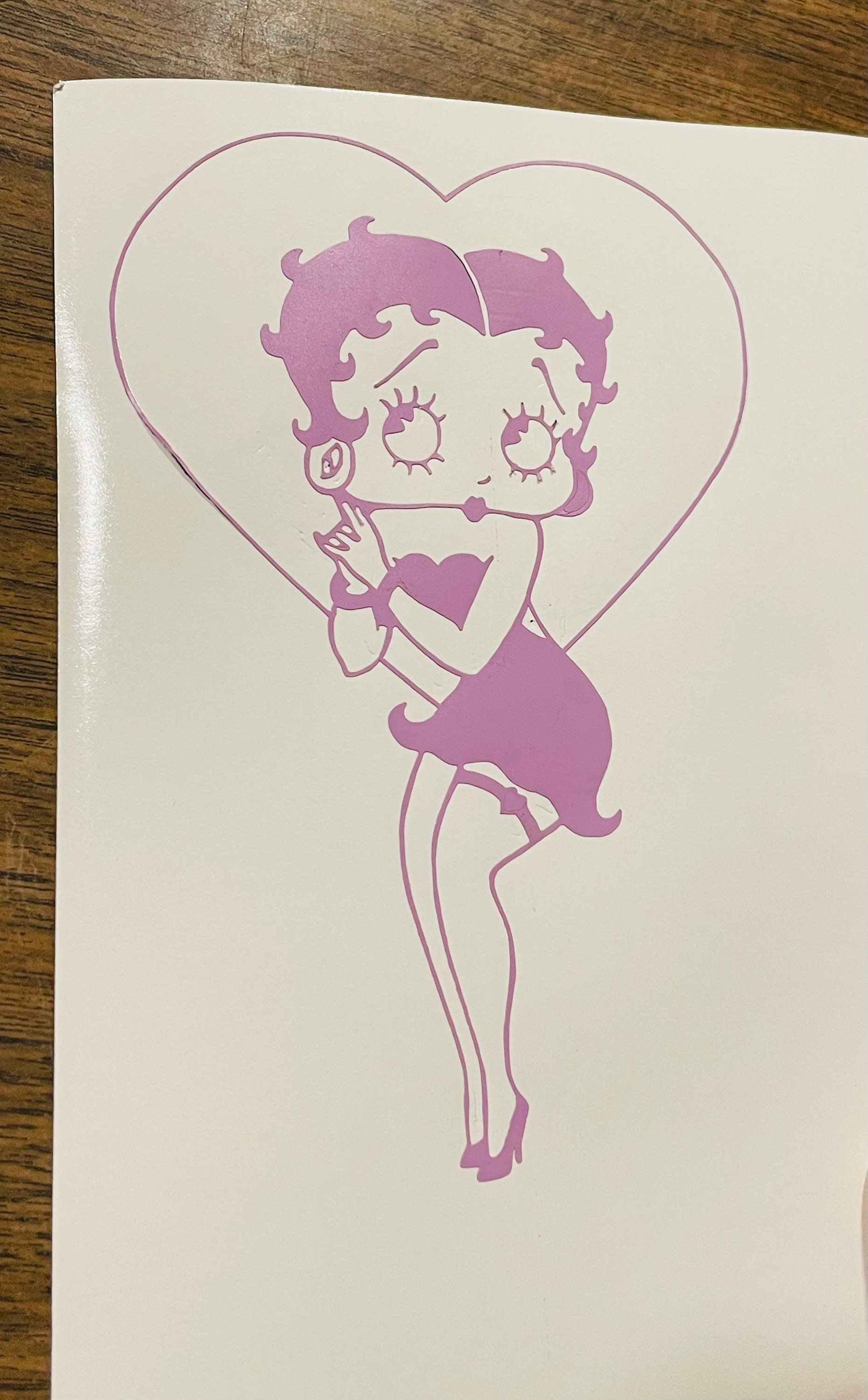 Betty Boop Decal #11 - Etsy