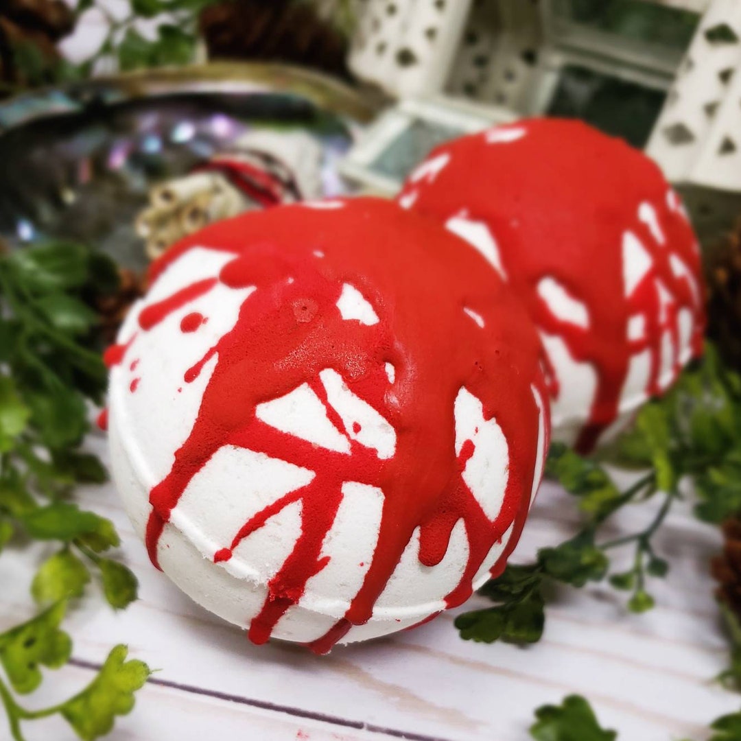 Dragon's Blood Vegan Bath Bomb Blood Bath Bath Fizzy - Etsy