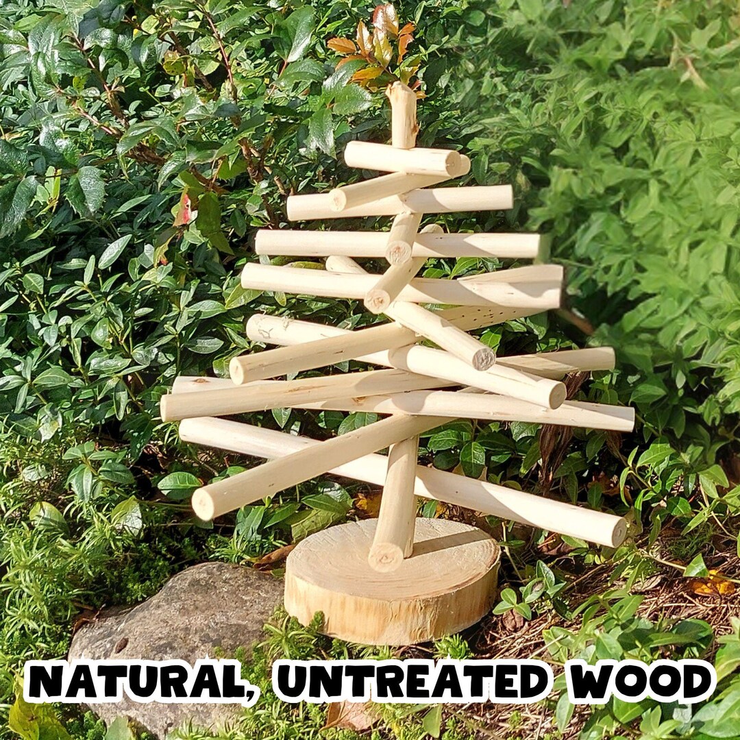 Handmade Driftwood Christmas Tree, Mini Wood Christmas Tree, Natural ...