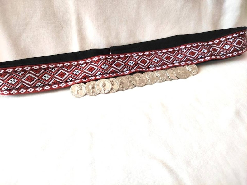Armenian Traditional Taraz Style Belt With Detachable Chains - Etsy