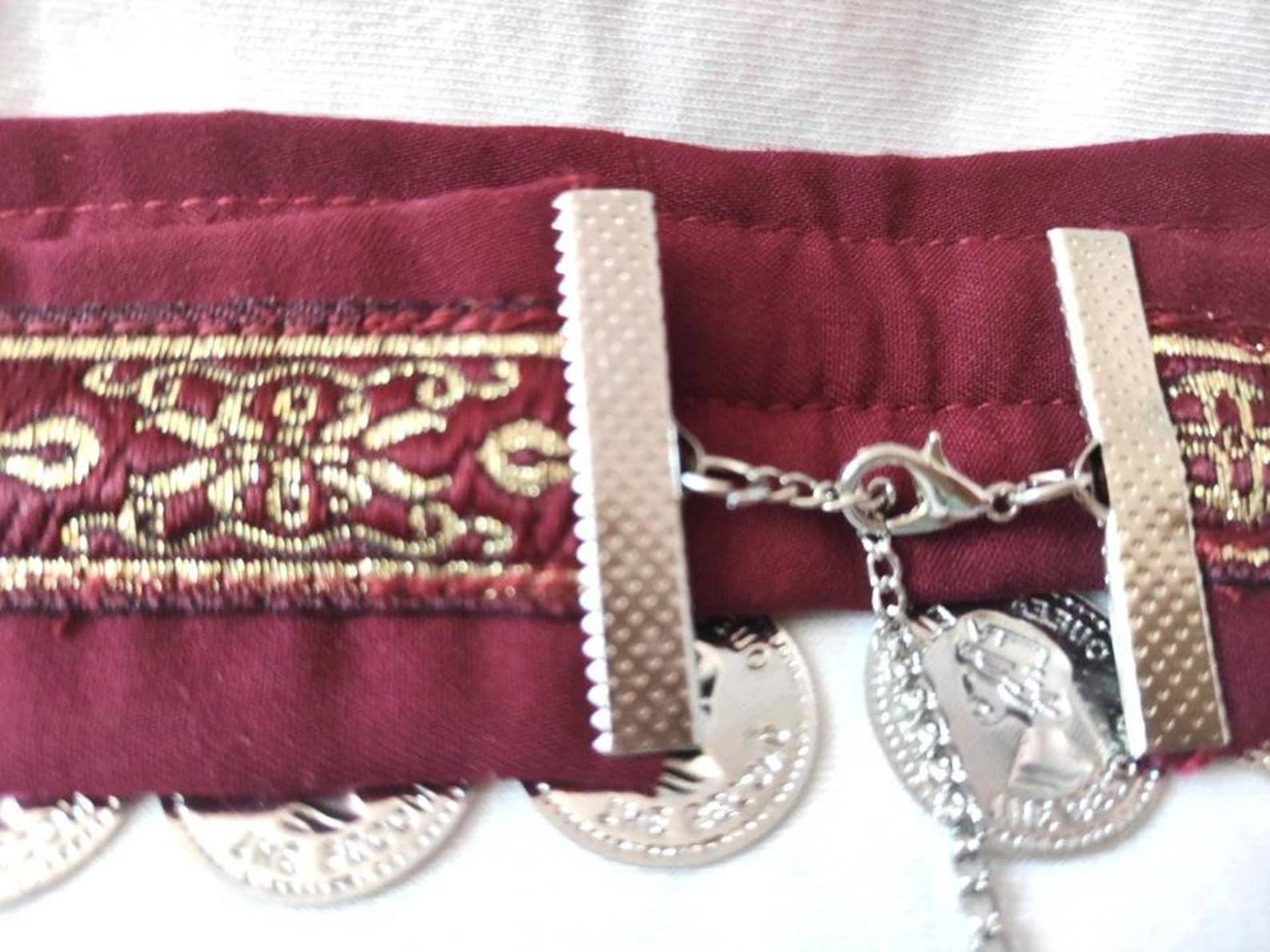 Armenian Traditional Taraz Style Belt With Detachable Chains - Etsy