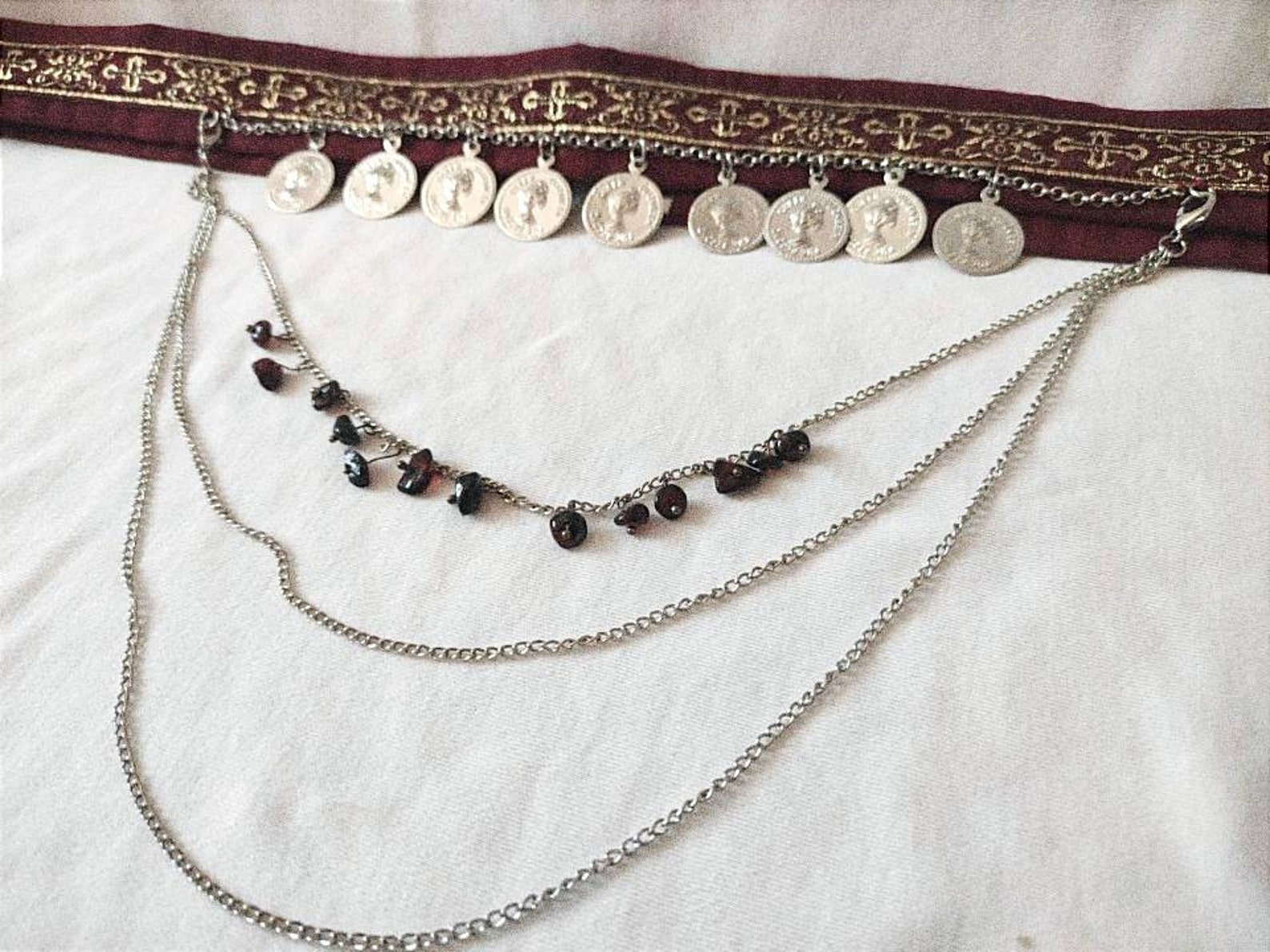 Armenian Traditional Taraz Style Belt With Detachable Chains - Etsy