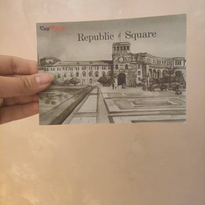 Set of 5 Armenian Haypost Postcards With Vintage Look - Zvartnots ...