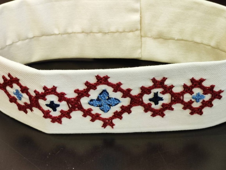 Armenian Traditional Taraz Headband in Marash Embroidery - Etsy
