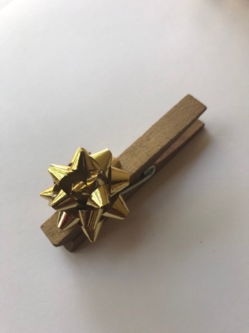 Ribbon Clothespin Christmas Ornament - Etsy