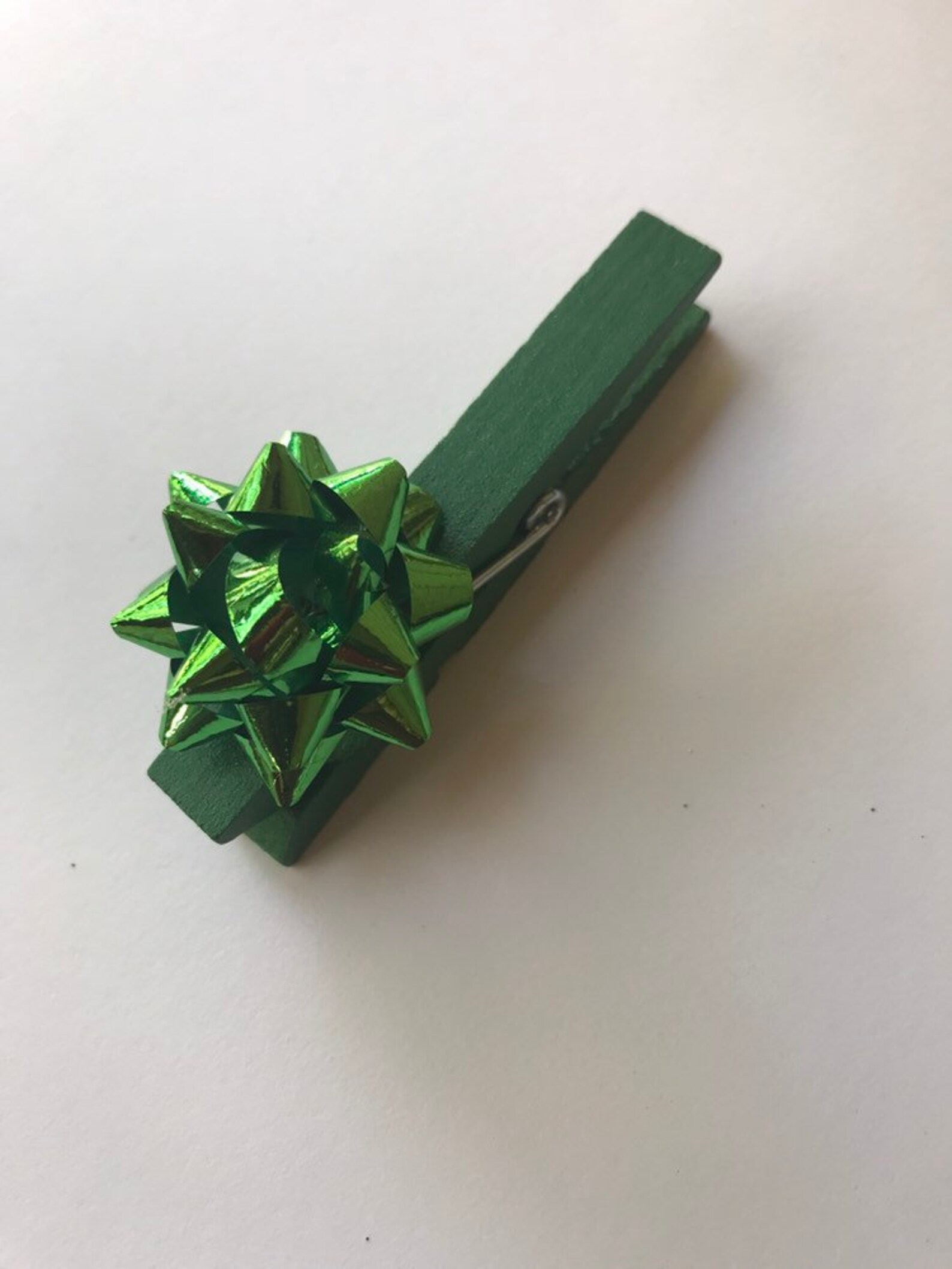 Ribbon Clothespin Christmas Ornament - Etsy