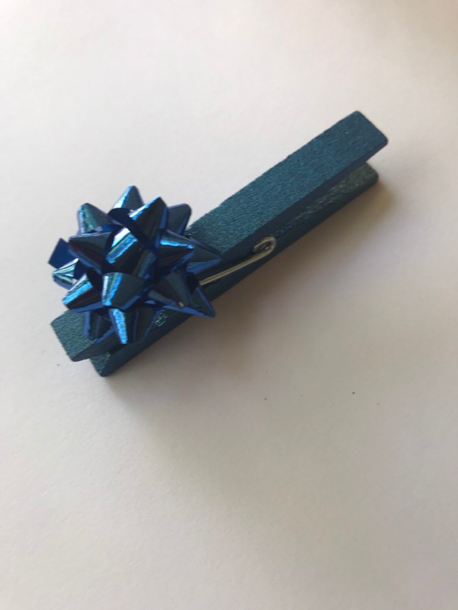 Ribbon Clothespin Christmas Ornament - Etsy