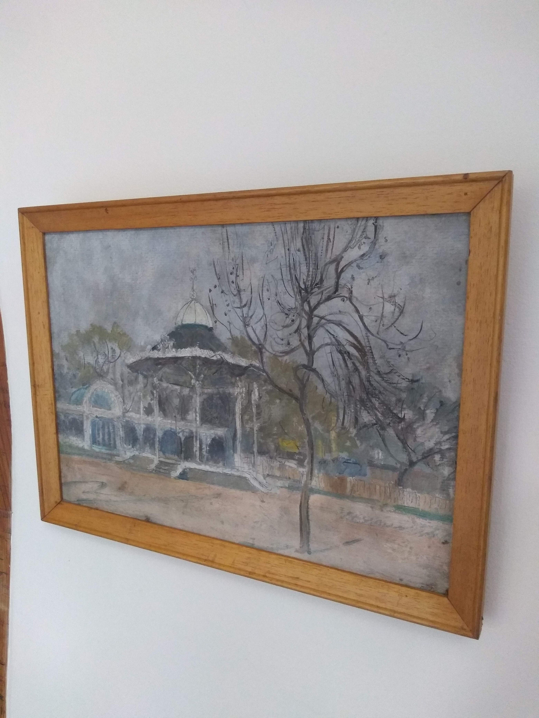 Vintage Hal Woolf 1902-1962 Painting of Bandstand and - Etsy UK