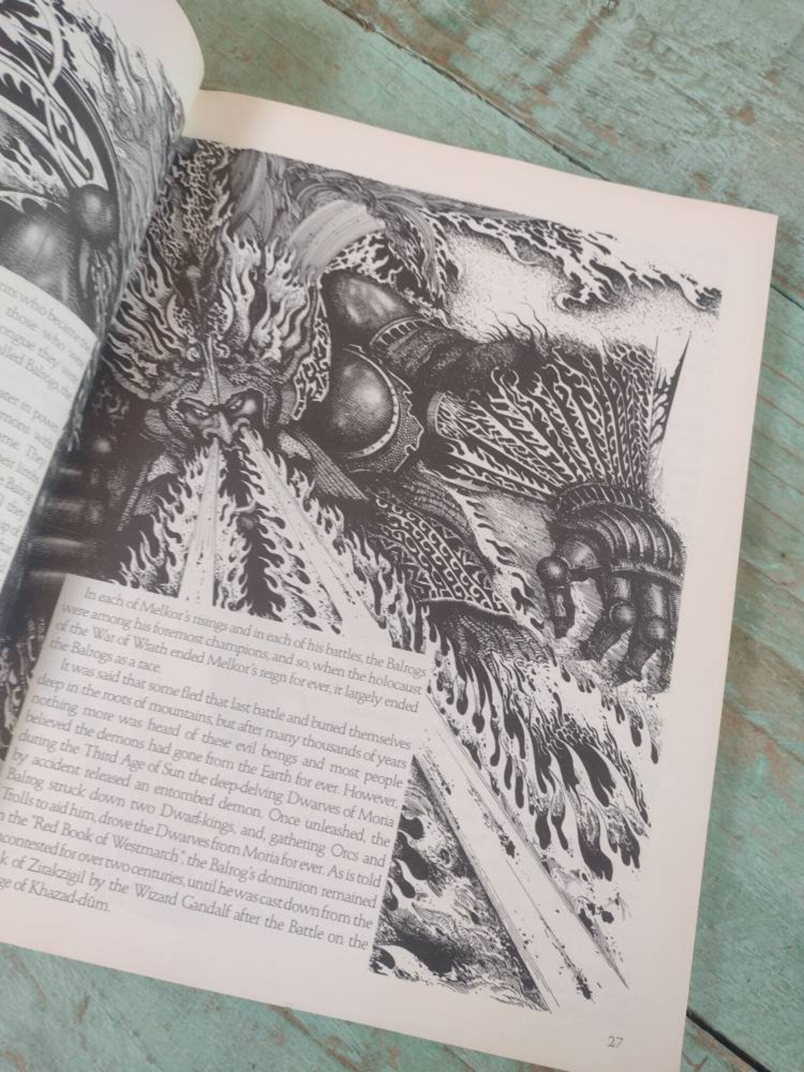 A Tolkien Bestiary by David Day full of illustrations rare | Etsy