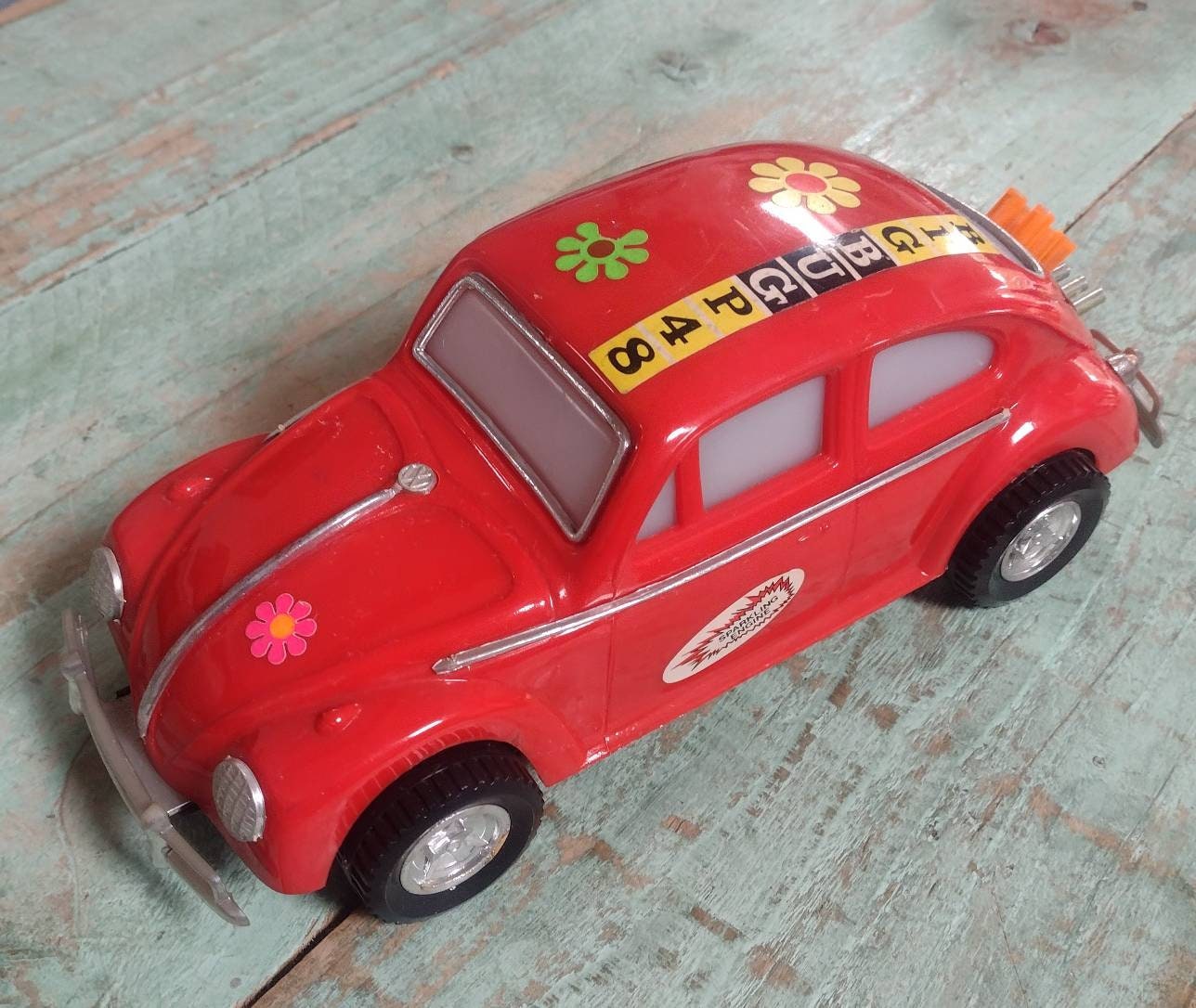 Old Red Vw