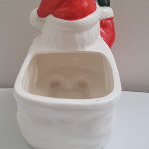 Lefton Christmas Santa Planter X-H7058 - Etsy