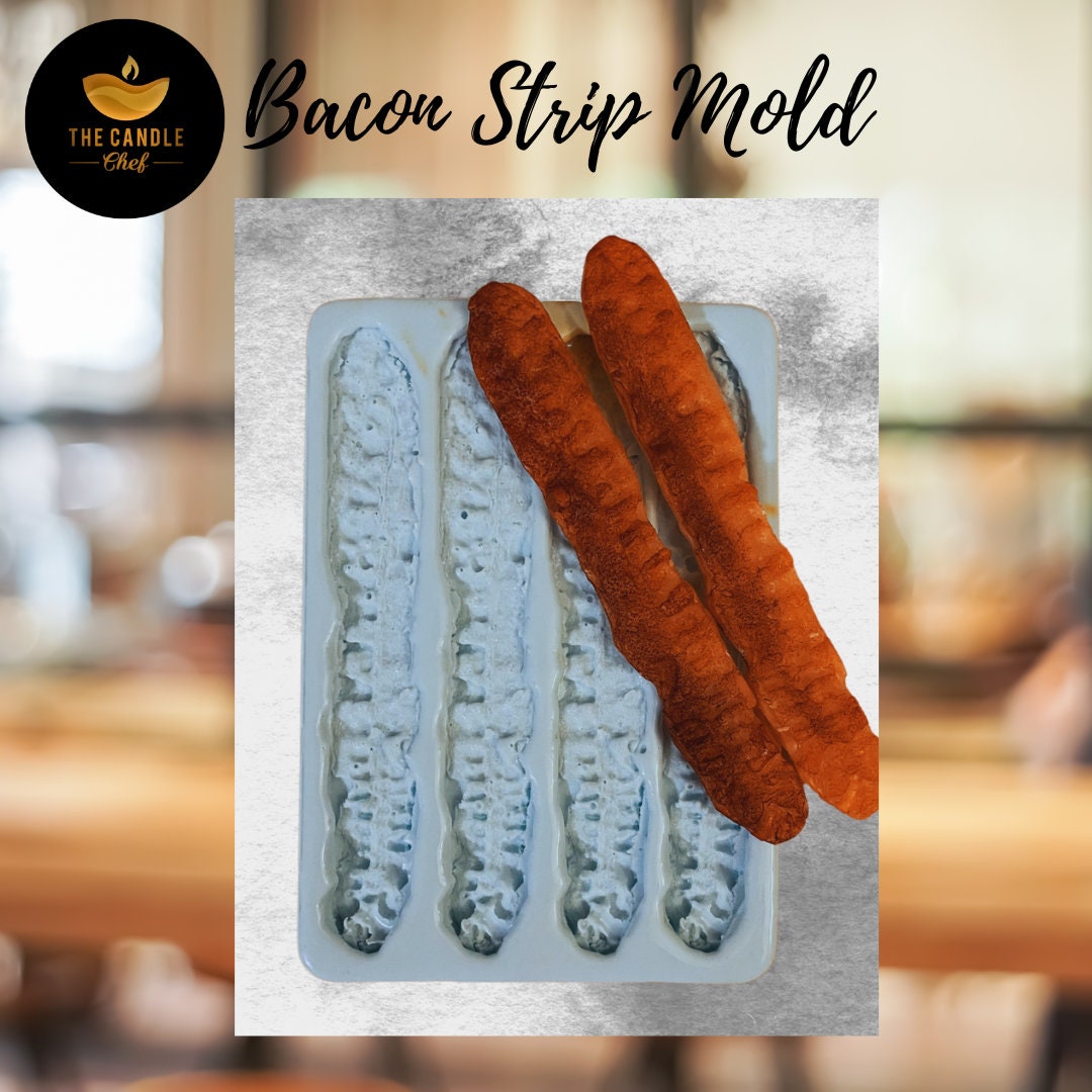Silicone Mold 4 Cavity Bacon Slices - Etsy
