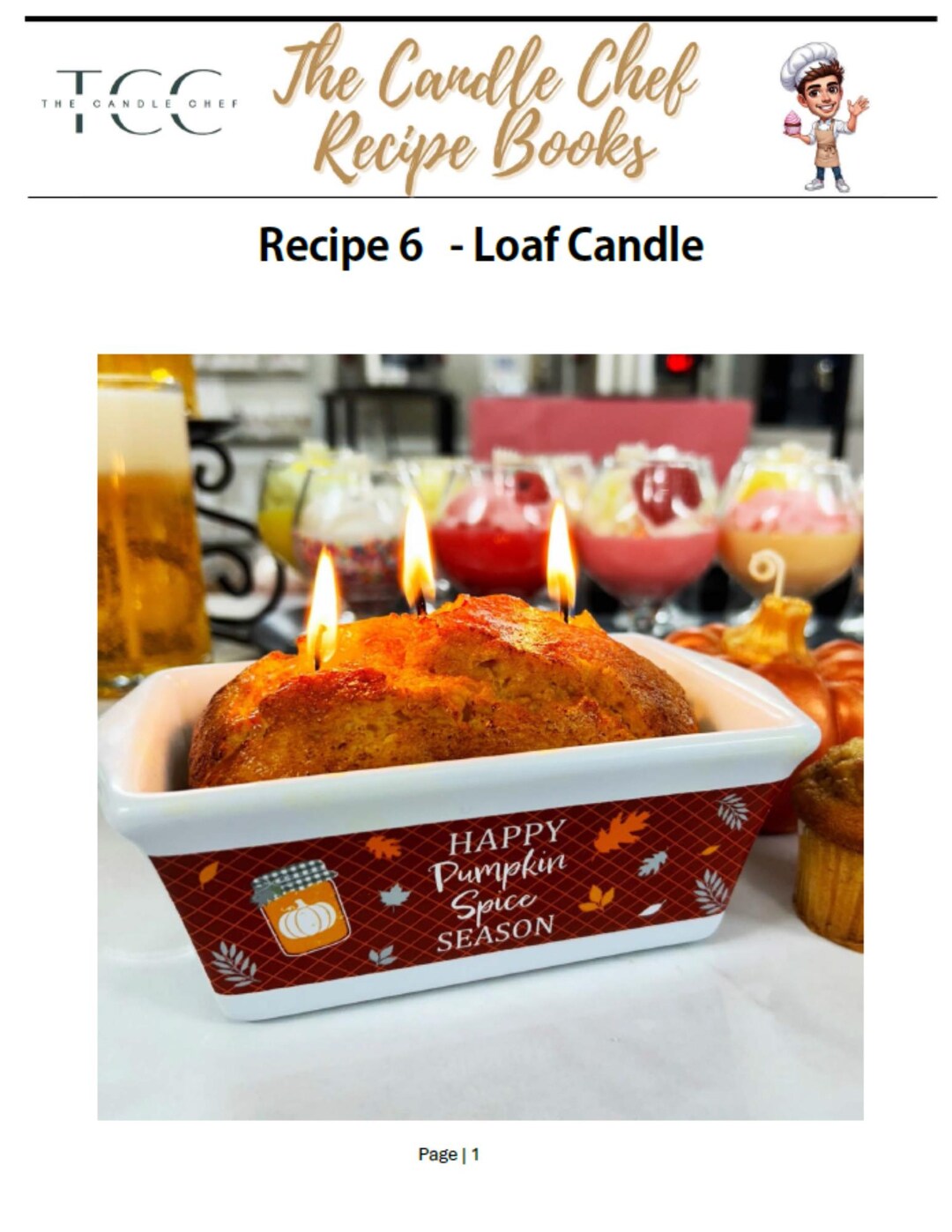 Recipe 6 - Bread Loaf Candle Recipe (digital Download) - Etsy