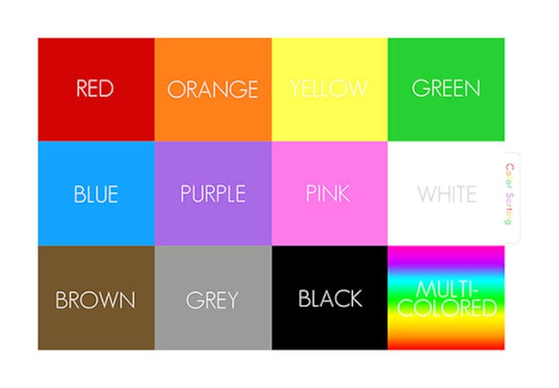 COLOR SORTING File Folder Game Printable - Downloadable PDF - Etsy