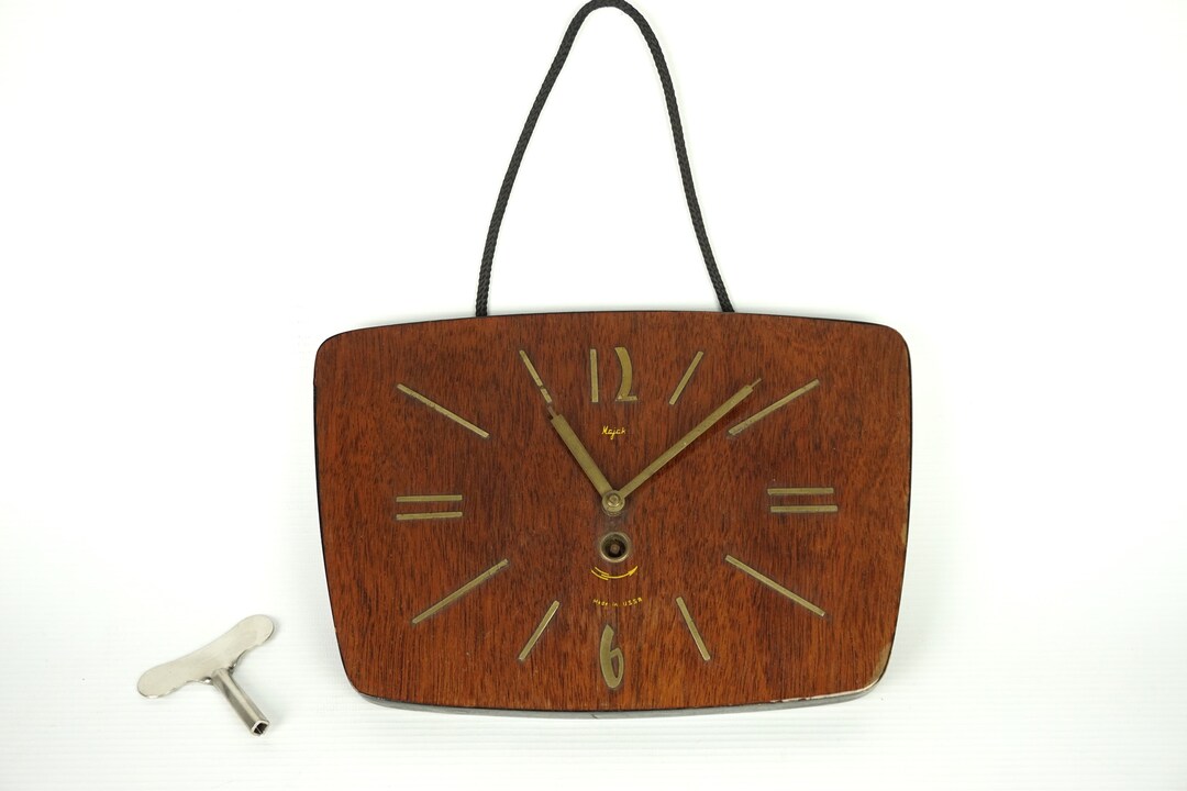 A Working Russian Clock From ,,majak ''60s,vintage Mechanical Clock ...