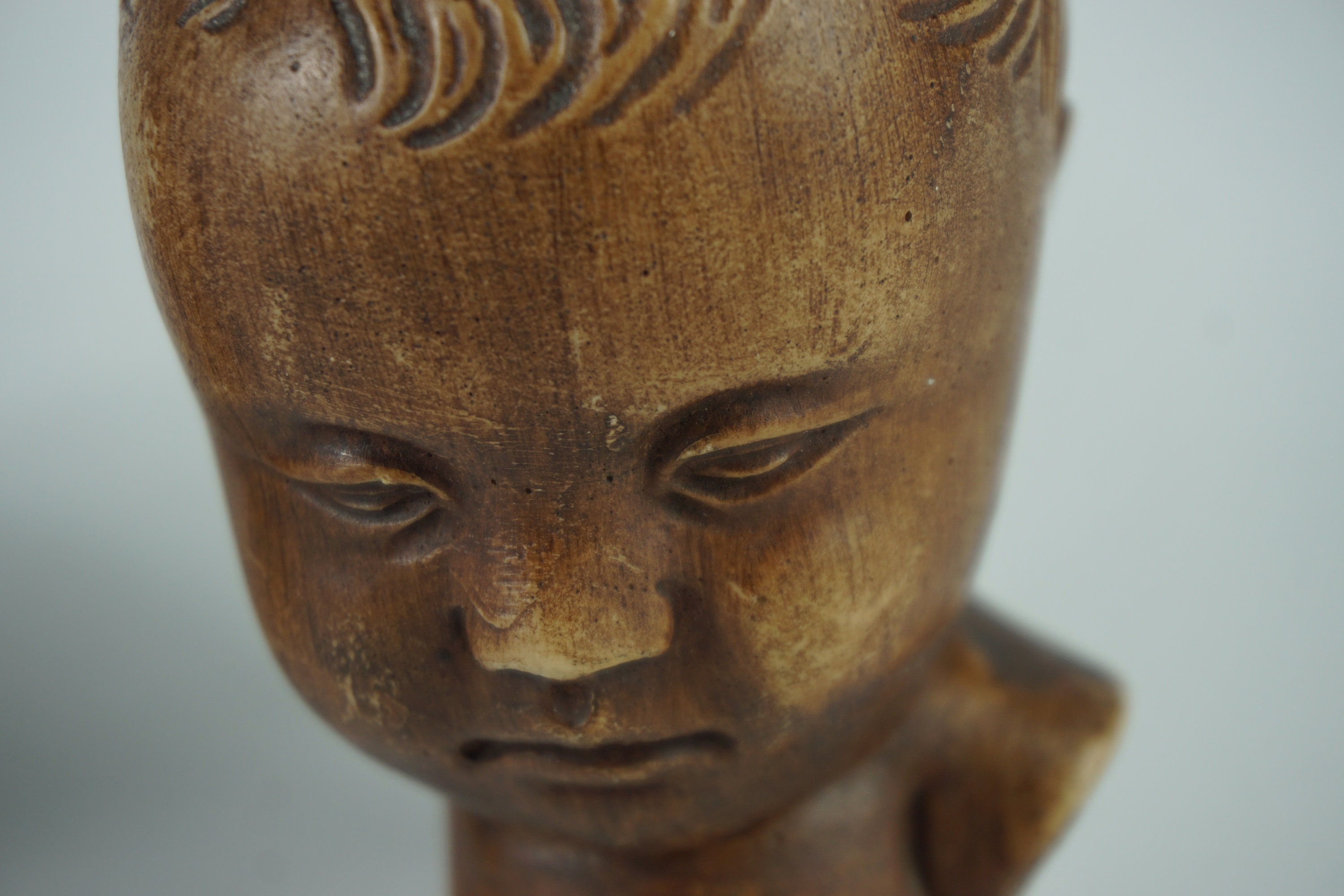 Art Objects Art & Collectibles Vintage Girl And Boy Bust statue Busts ...