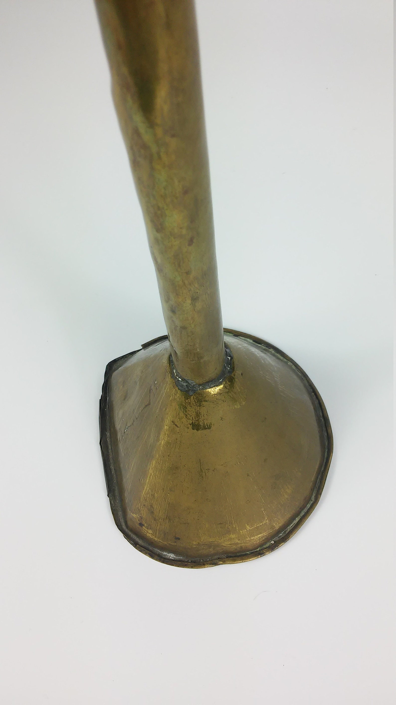 Very High Antique Dutch Snotneus Brass Spout Kerosene Lamp, Flemish ...