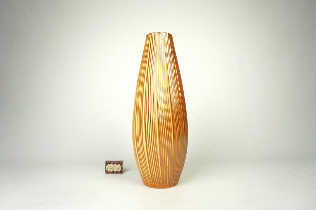 Vase in the Brown Beige Color, Ceramic Mid Century Vase ,,kalamba ...