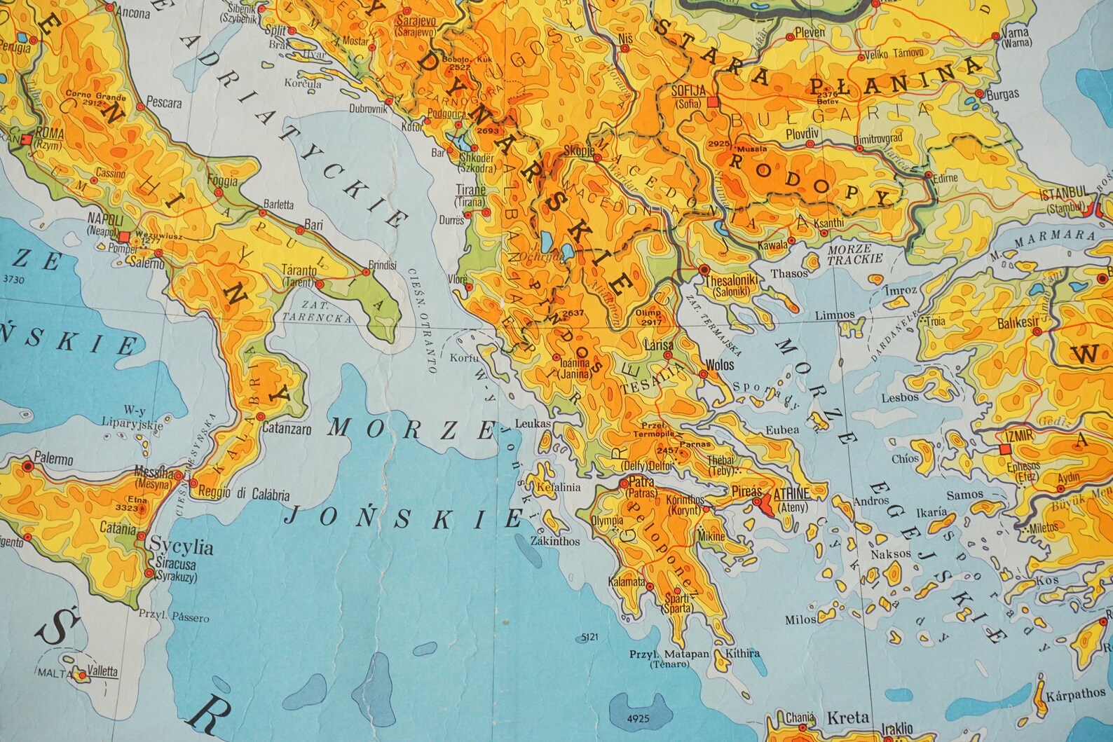 Old Very Big Wall Map 807x 677 205 Cm X 172 - Etsy