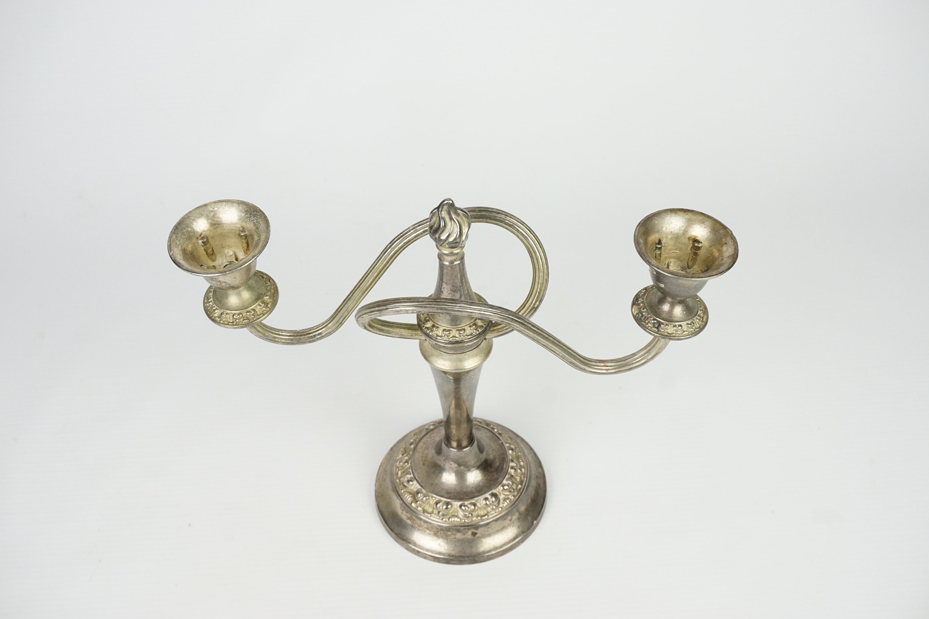 Vintage Lanthe Silver Plated Two Branch Candelabra Made in - Etsy