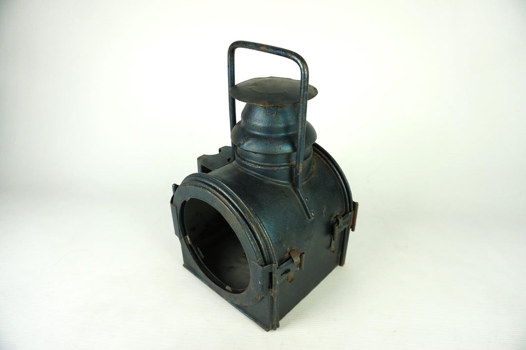 Big Heavy Rail Lamp, Vintage Railroad Lantern Railway Lamp Style ...