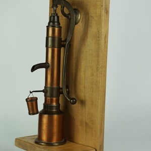 Brass and Copper Pump, Vintage Hand Pump, Beer Wine Pump, Antique ...