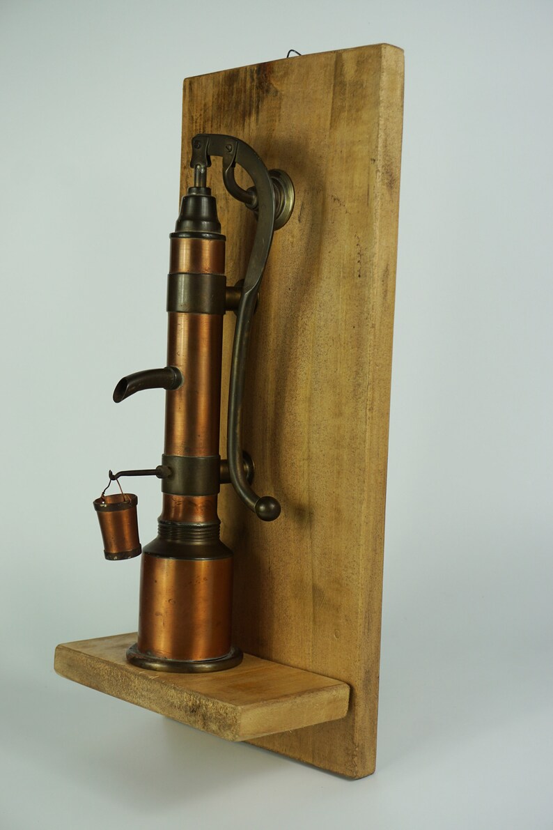 Brass and Copper Pump, Vintage Hand Pump, Beer Wine Pump, Antique ...