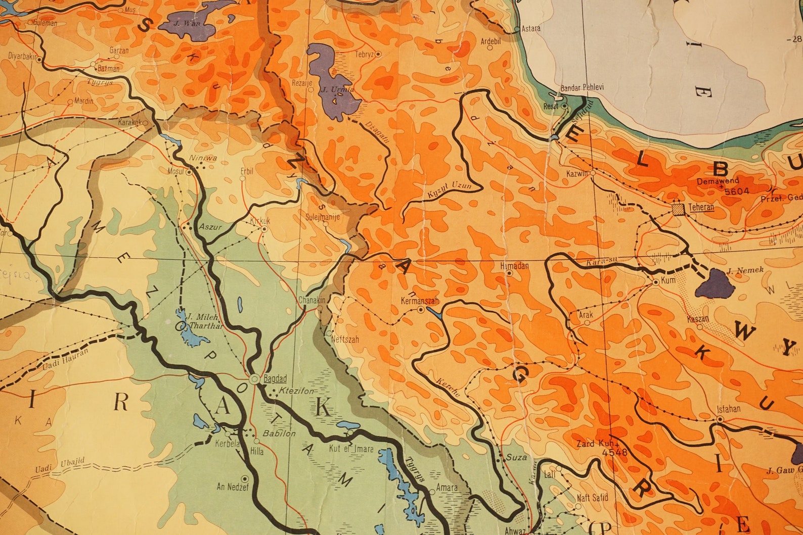 Old Very Big Wall Map 807x 677 205 Cm X 172 - Etsy