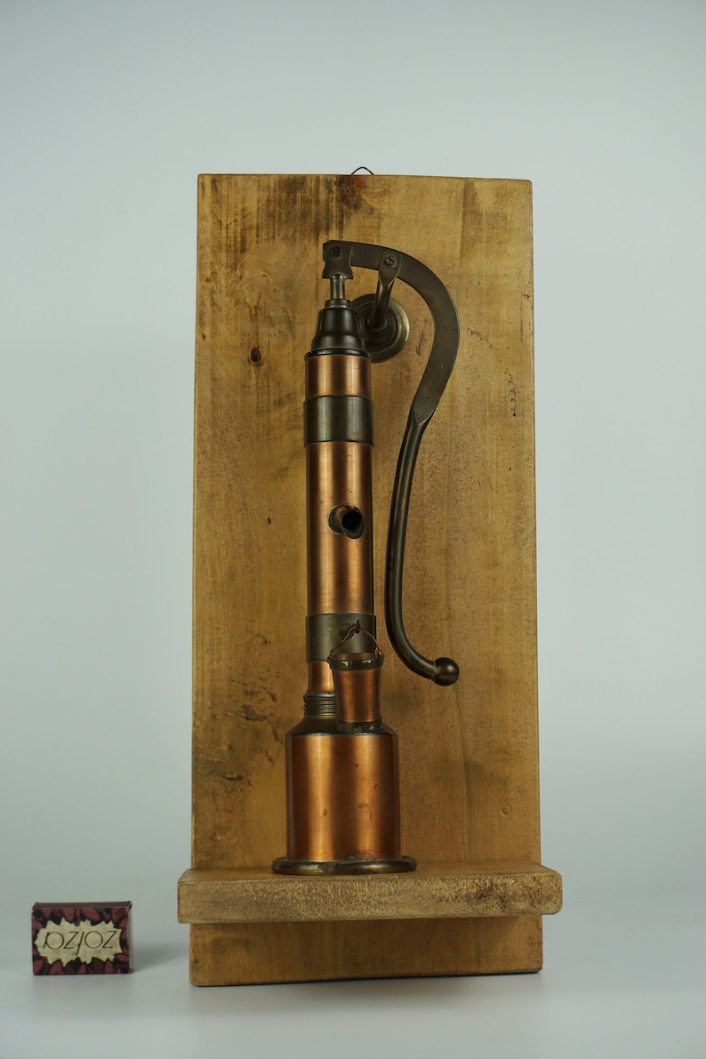 Brass and Copper Pump, Vintage Hand Pump, Beer Wine Pump, Antique ...
