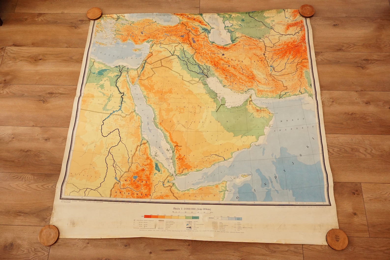 Old Very Big Wall Map 807x 677 205 Cm X 172 - Etsy