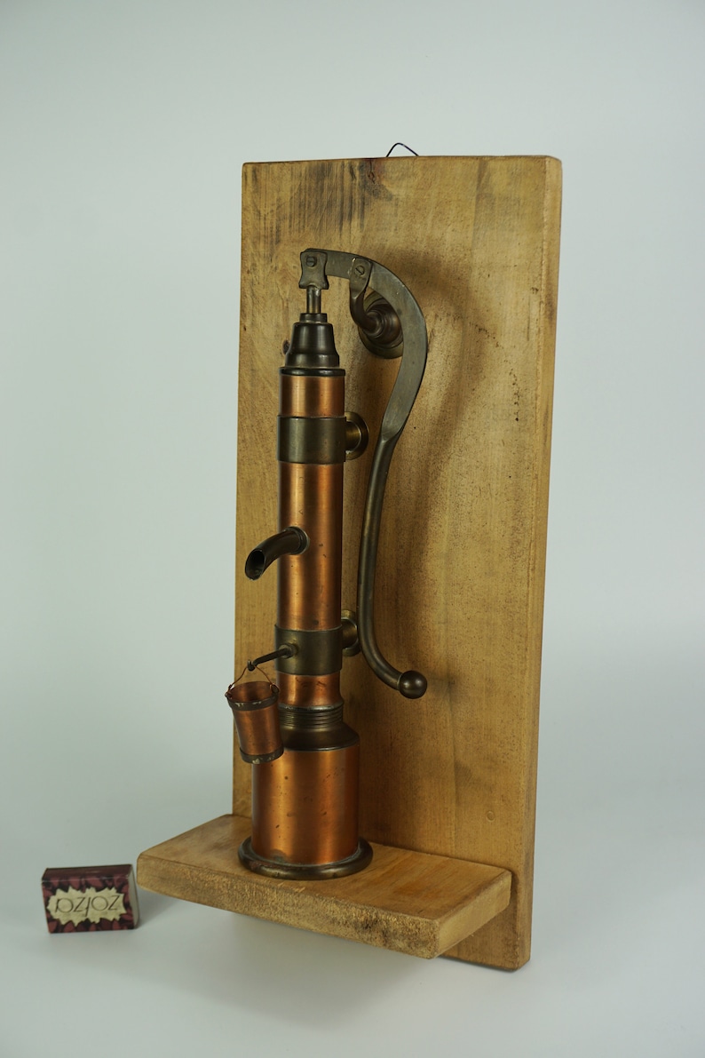 Brass and Copper Pump, Vintage Hand Pump, Beer Wine Pump, Antique ...