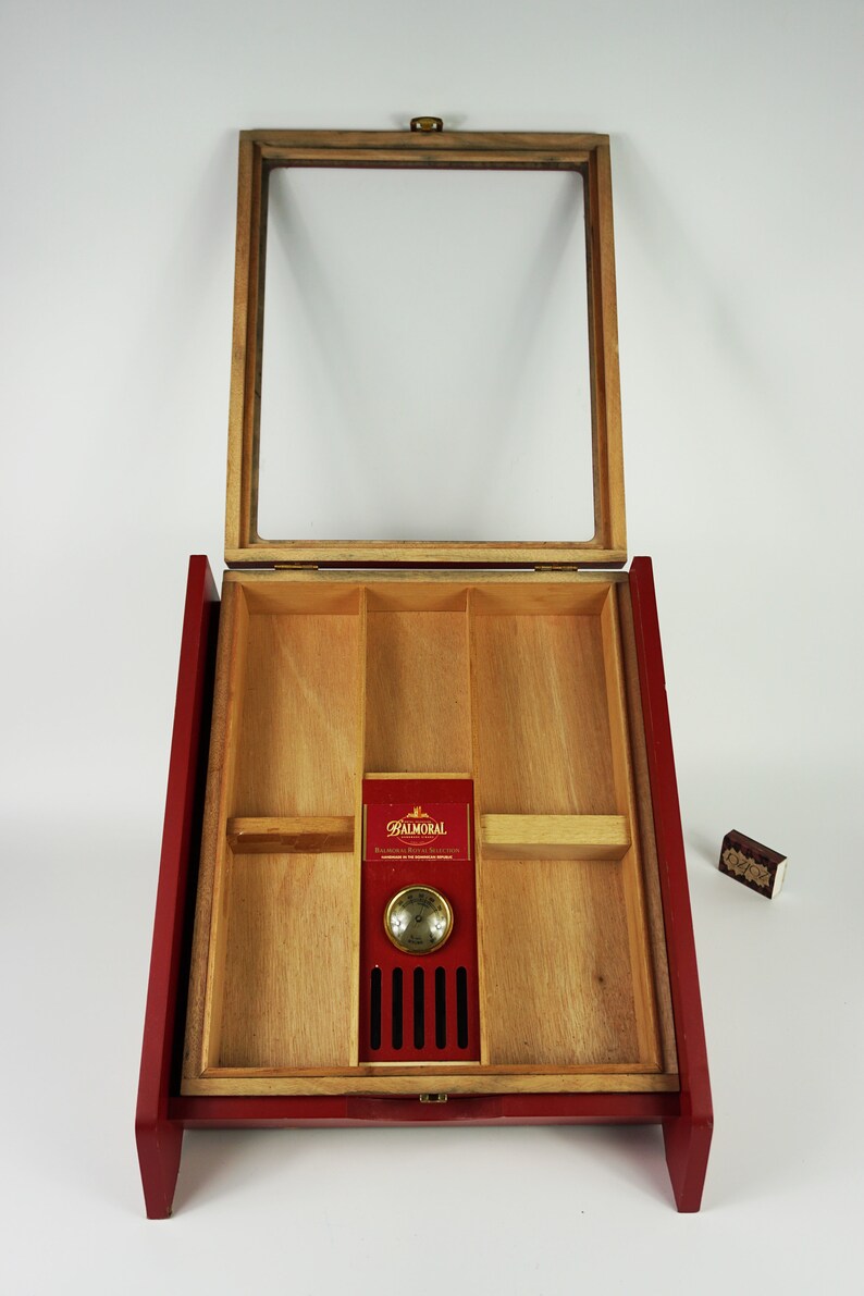 Huge Cigar Humidor Box Big Humidor Wood Vintage Cigar | Etsy