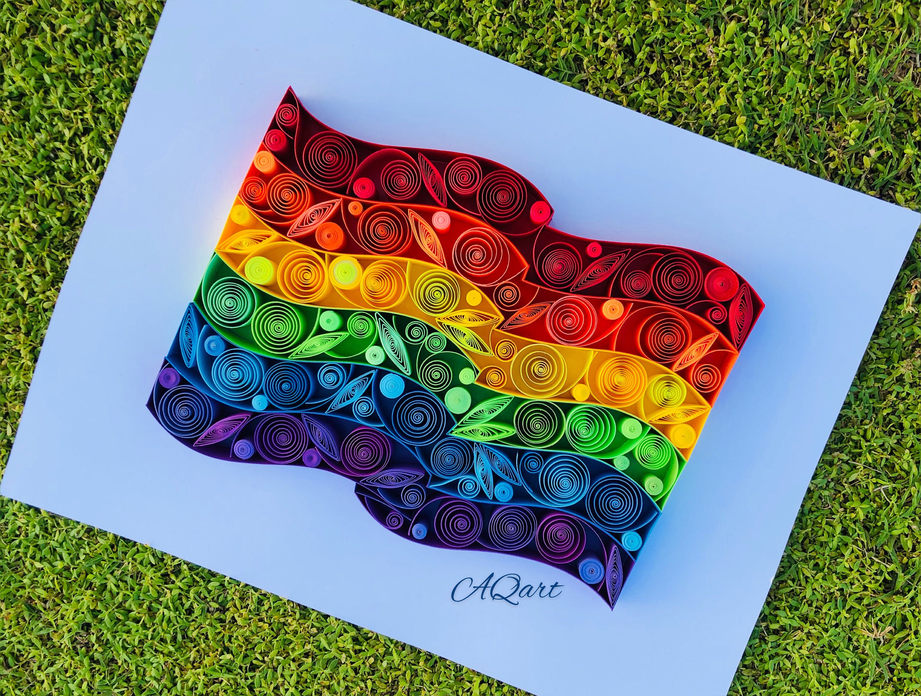 Quilling Paper Rainbow Umbrella The Papery Craftery | atelier-yuwa.ciao.jp