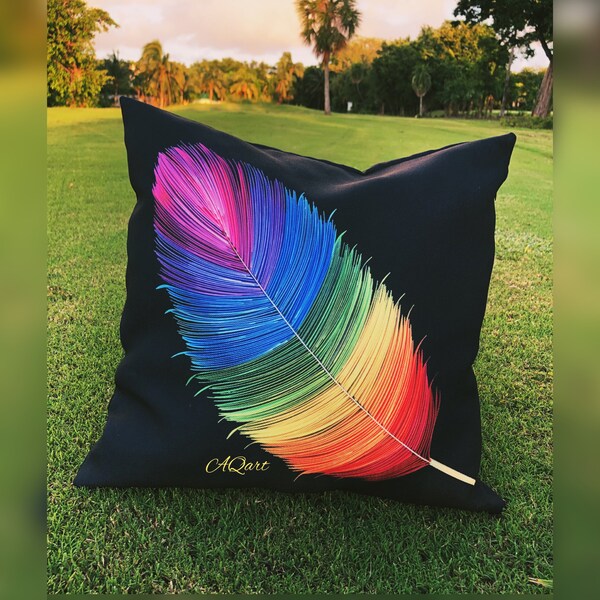 Feather Pillow - Etsy