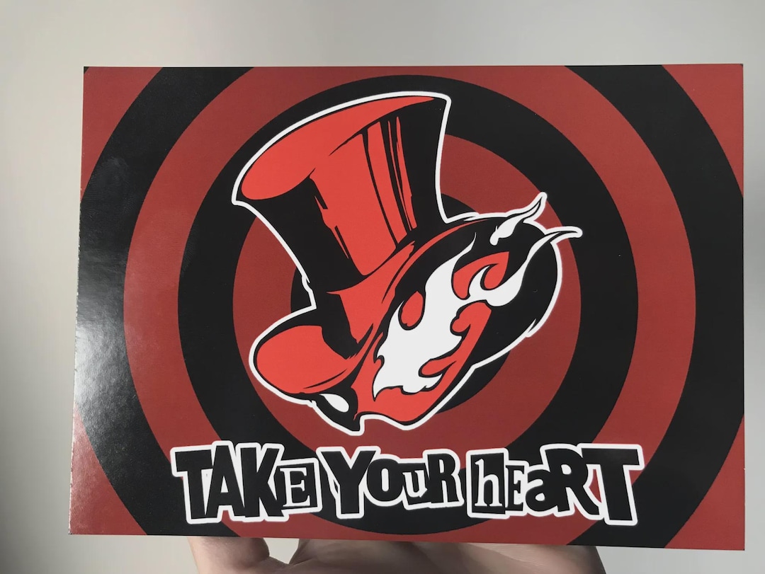 Blank Persona 5 Calling Card (5x7in) - Etsy